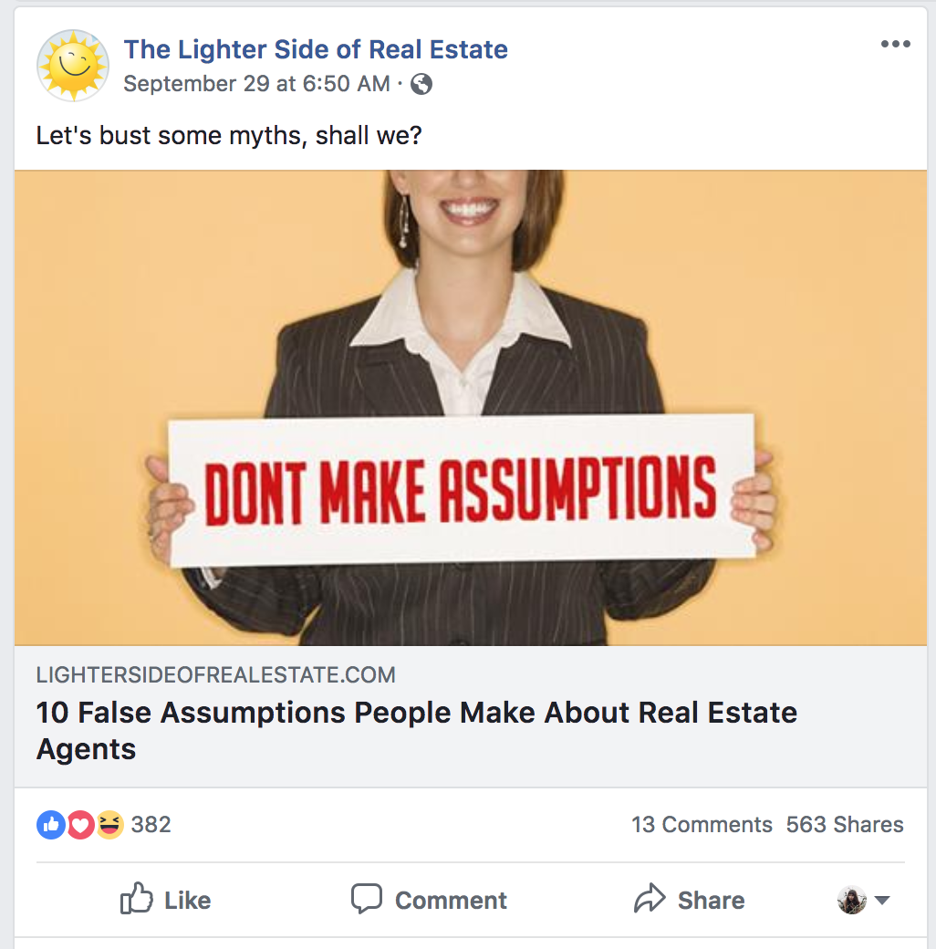 50 Post Ideas For Your Real Estate Facebook Page HomeSpotter Blog